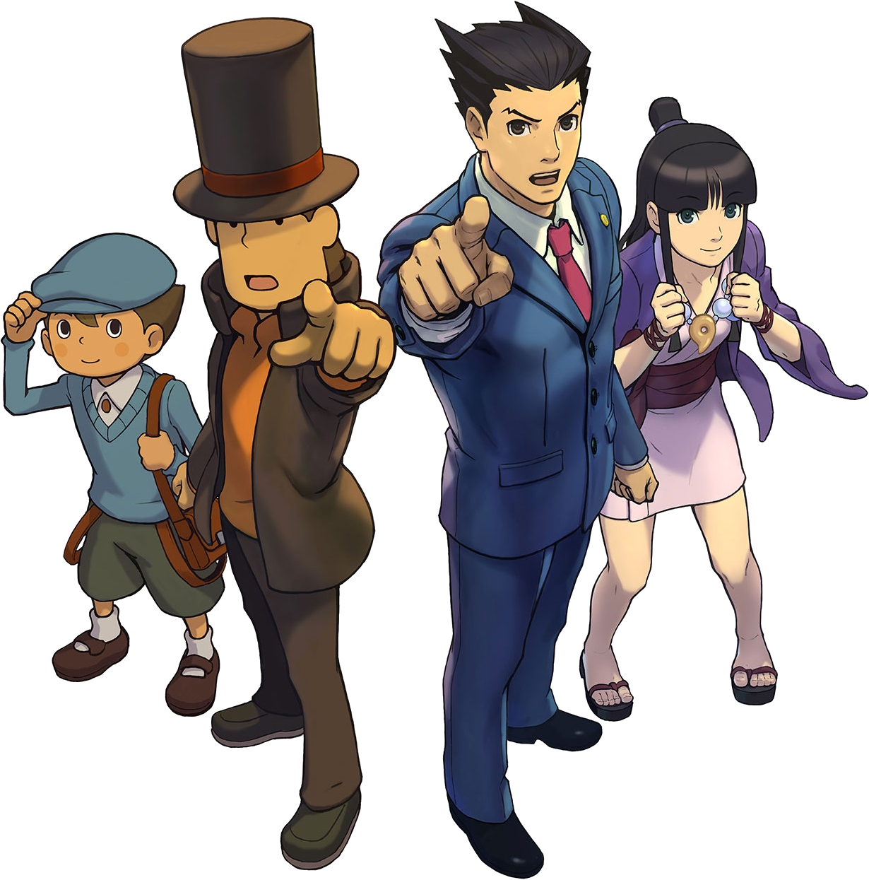 Image Plvspw Main Characterspng Ace Attorney Wiki Fandom Powered