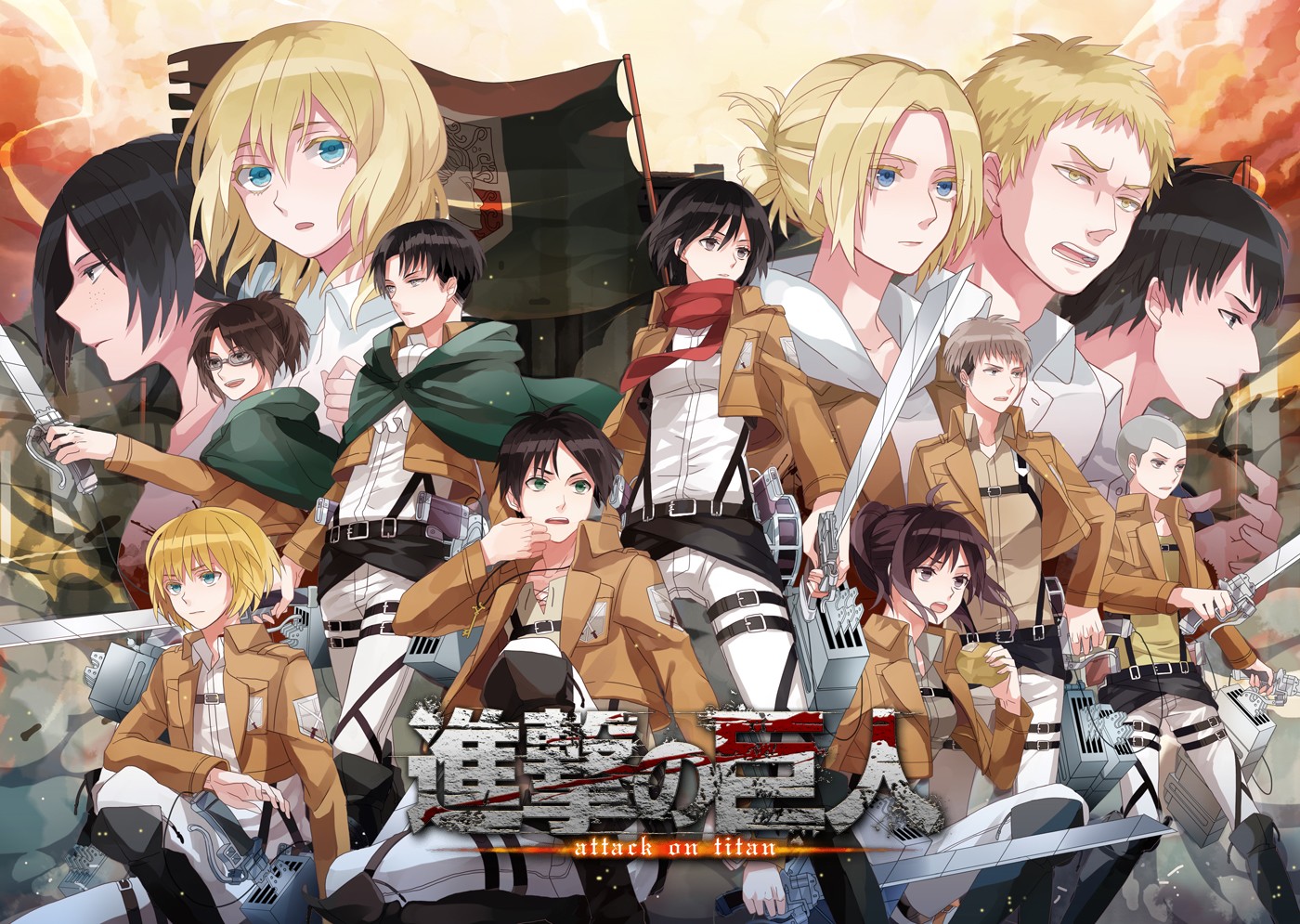 Shingeki No Kyojin Anime Characters Fight вики Fandom Powered By Wikia