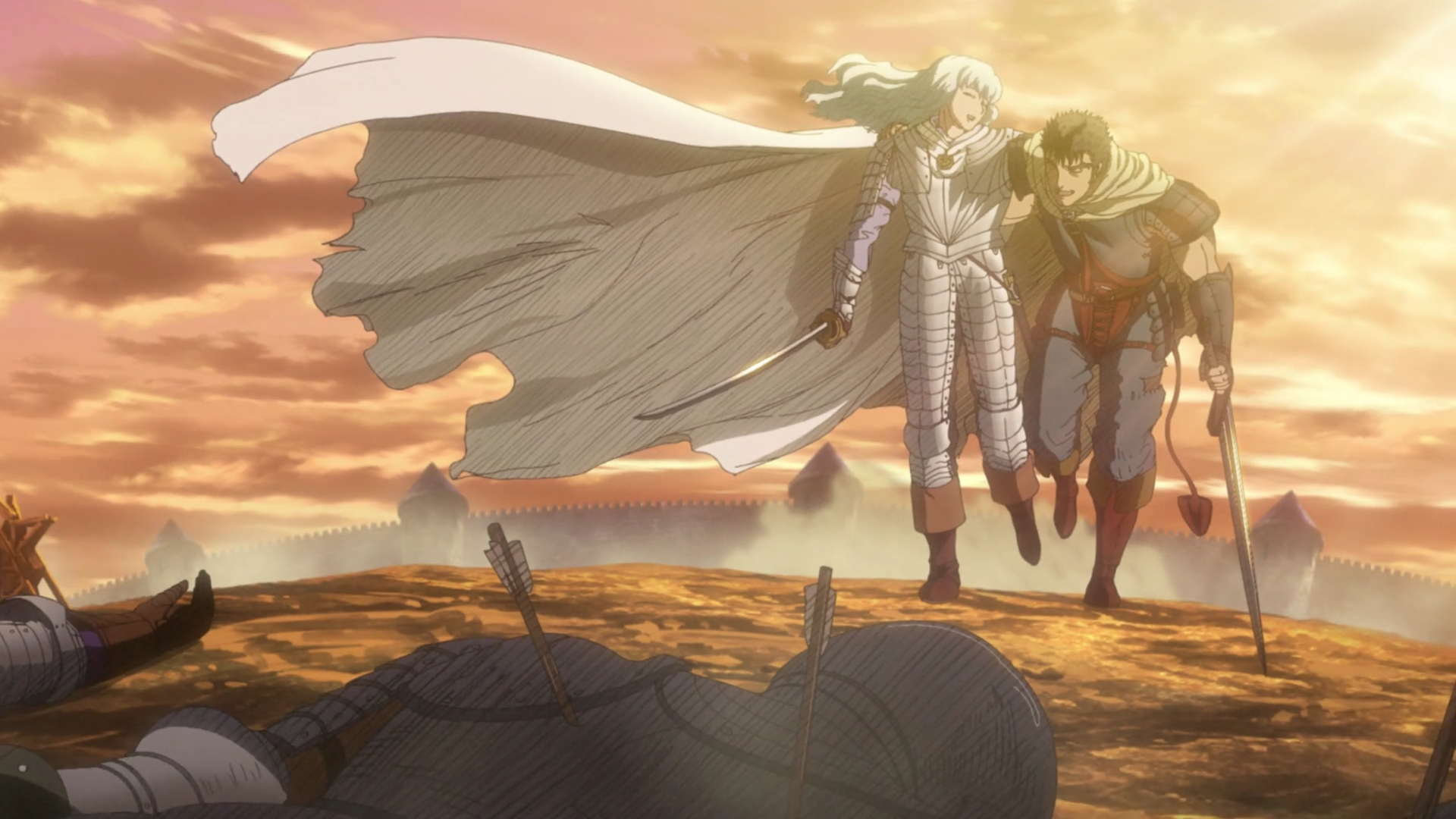 Image Griffith And Guts Bondpng Berserk Wiki Fandom Powered By Wikia