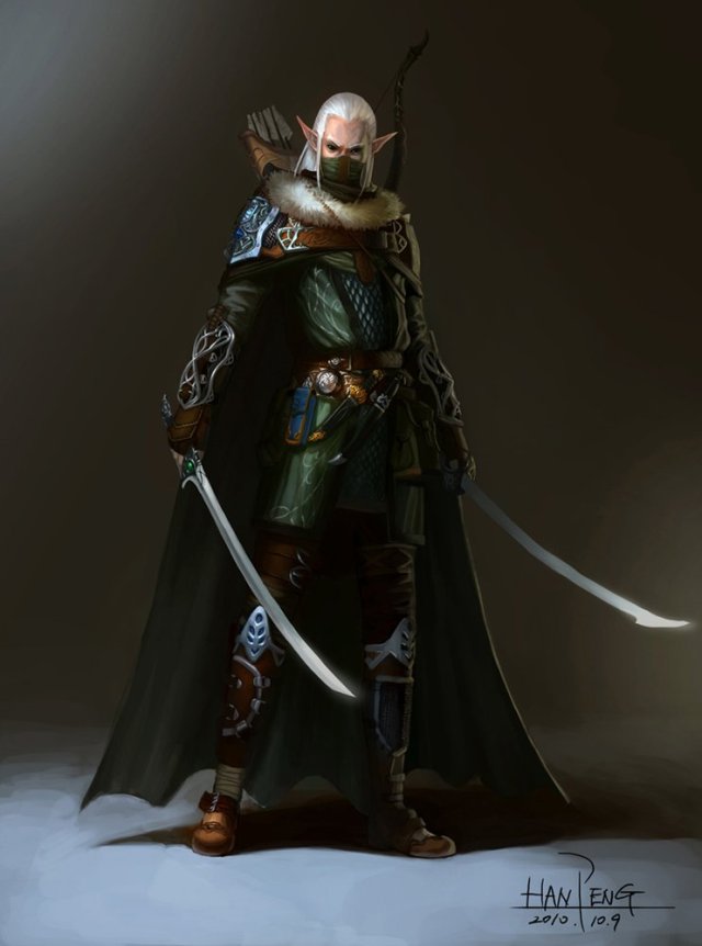Image - 640x862 6784 Elf hunter 2d character elf warrior fantasy ... Image - 640x862 6784 Elf hunter 2d character elf warrior fantasy ...