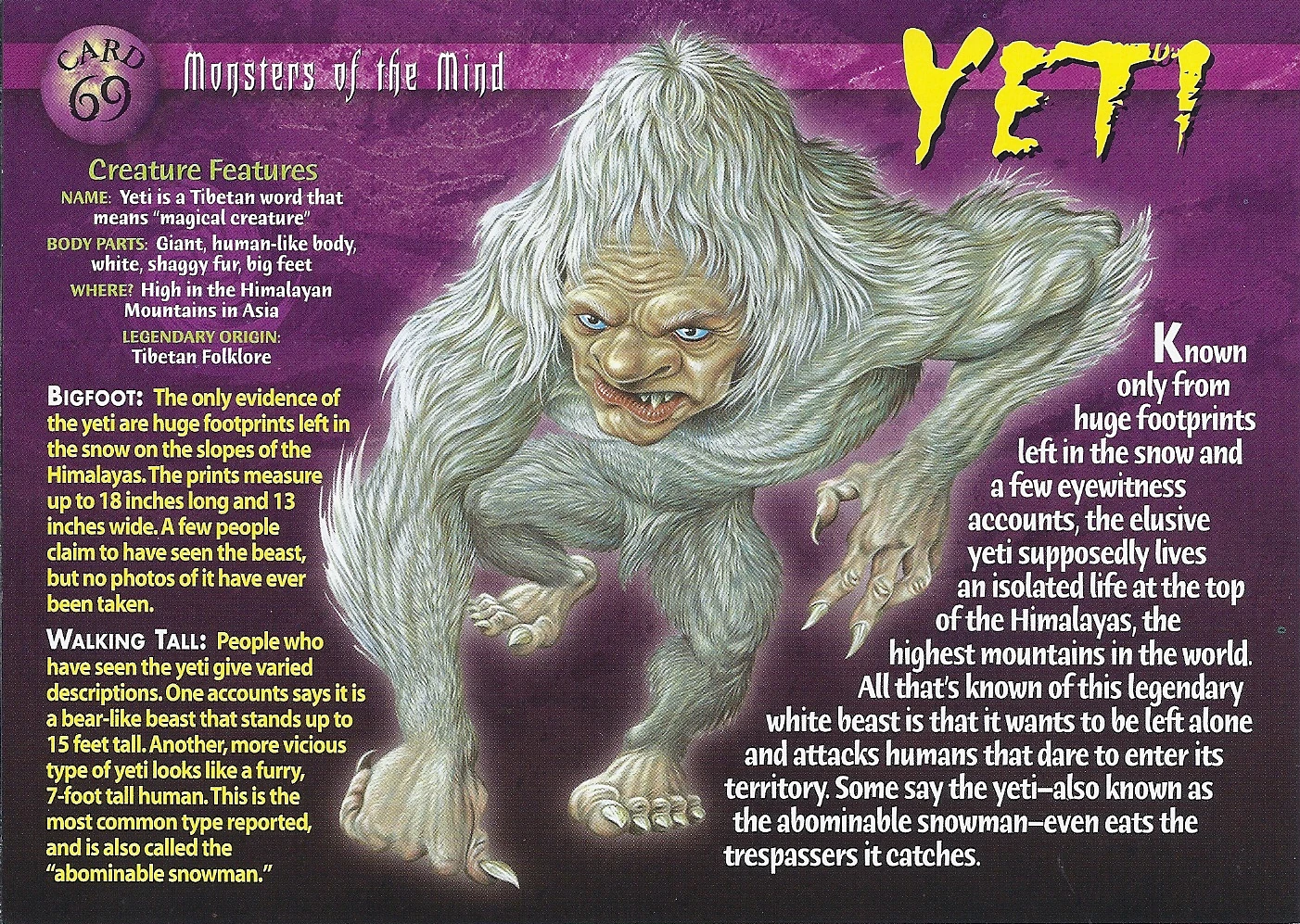 Image - Yeti front.jpg | Cryptid Wiki | Fandom powered by Wikia