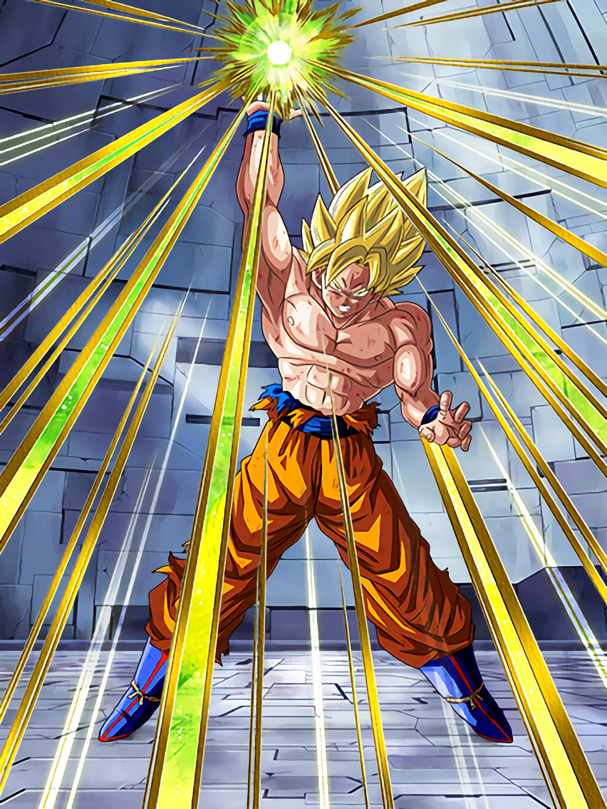 Triumphant Light Super Saiyan Goku Dragon Ball Z Dokkan Battle Wikia