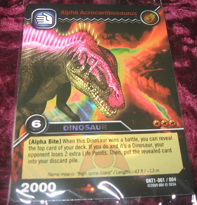 Acrocanthosaurusalpha Dinosaur King Fandom Powered By Wikia