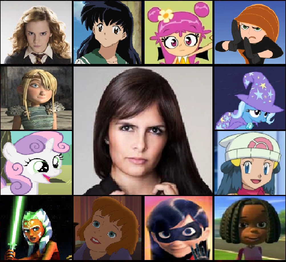 Imagen - Leyla Rangel y sus personajes.png | Doblaje Wiki | FANDOM powered by Wikia