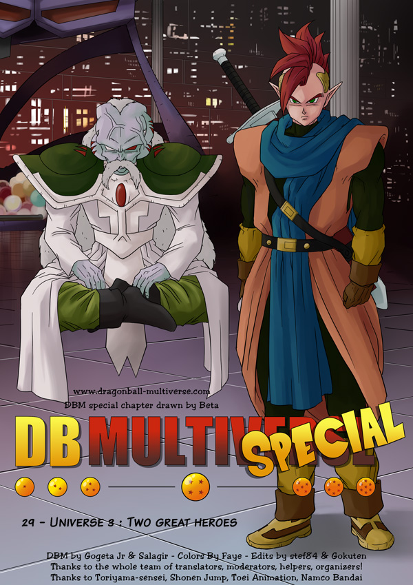 Universe 3 Two Great Heroes Dragon Ball Multiverse Wiki Fandom