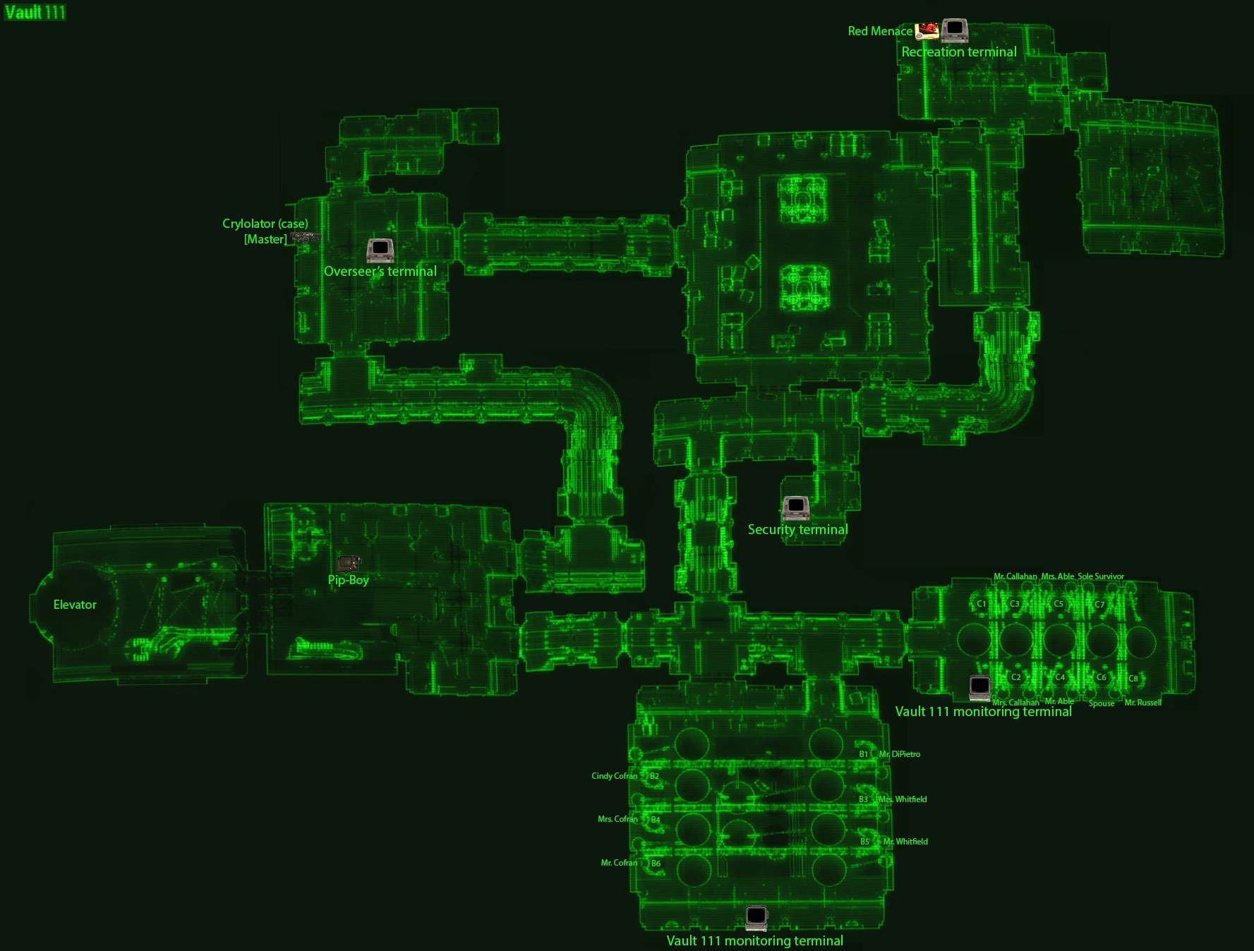 Map of vault 101 - nursemoli