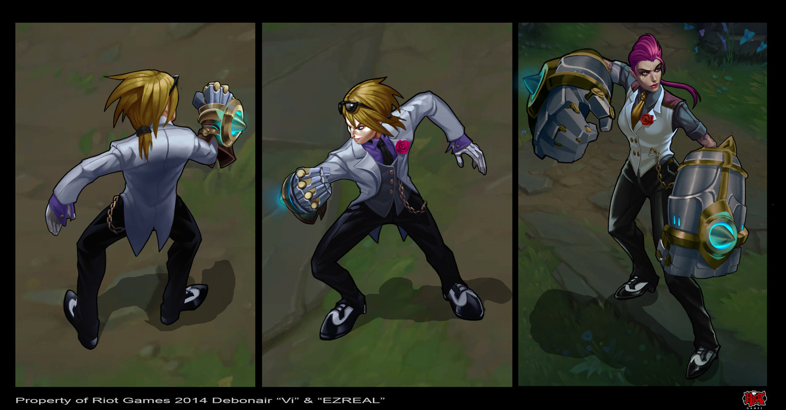 Image - Debonair Ezreal and Vi.jpg | League of Legends Wiki | FANDOM ... Image - Debonair Ezreal and Vi.jpg | League of Legends Wiki | FANDOM ...