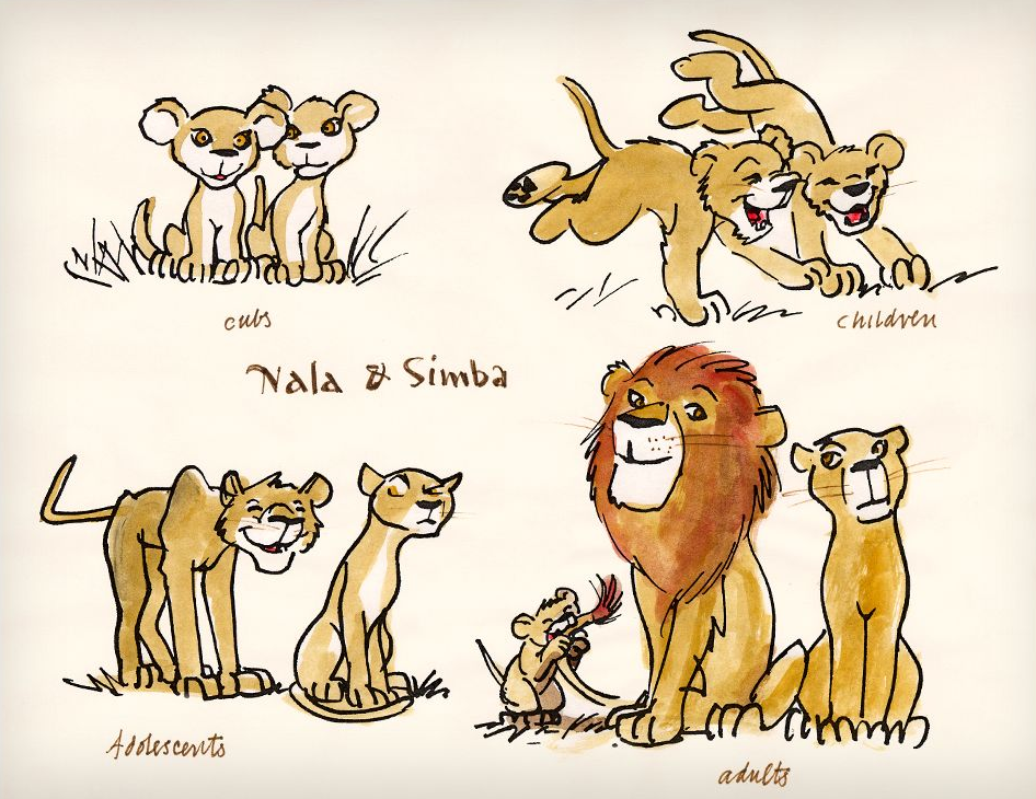 Image Growingup Simbaandnalapng The Lion King Wiki Fandom Powered By Wikia