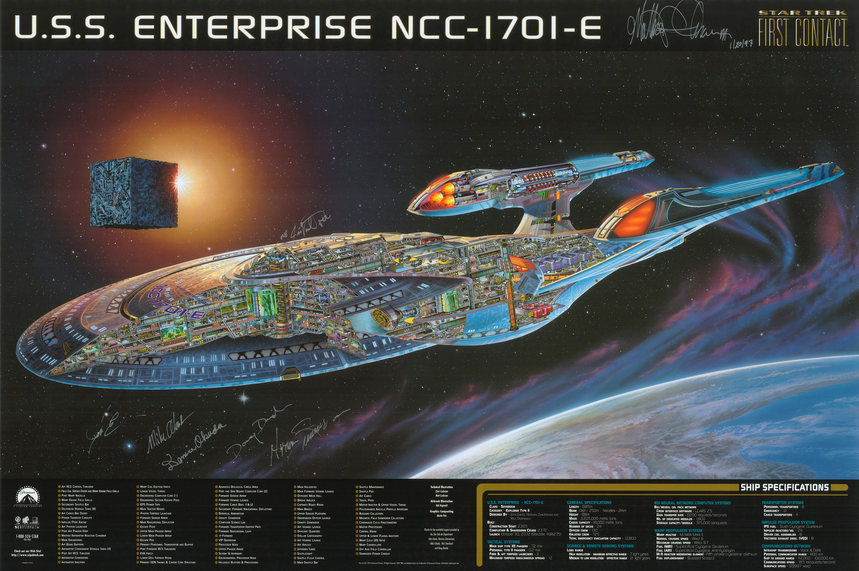 Image - Enterprise NCC-1701-E cutaway poster.jpg | Memory Alpha ... Image - Enterprise NCC-1701-E cutaway poster.jpg | Memory Alpha ...