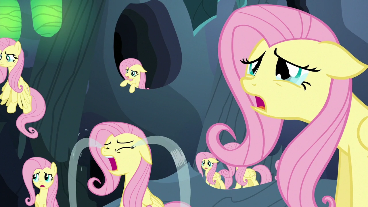 Image - Multiple Fluttershy Changelings crying S6E26.png | My Little Pony Friendship is Magic ...
