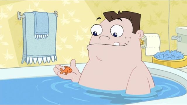 Image Buford With Biff In The Bathtub Phineas And Ferb Wiki Fandom Powered By Wikia