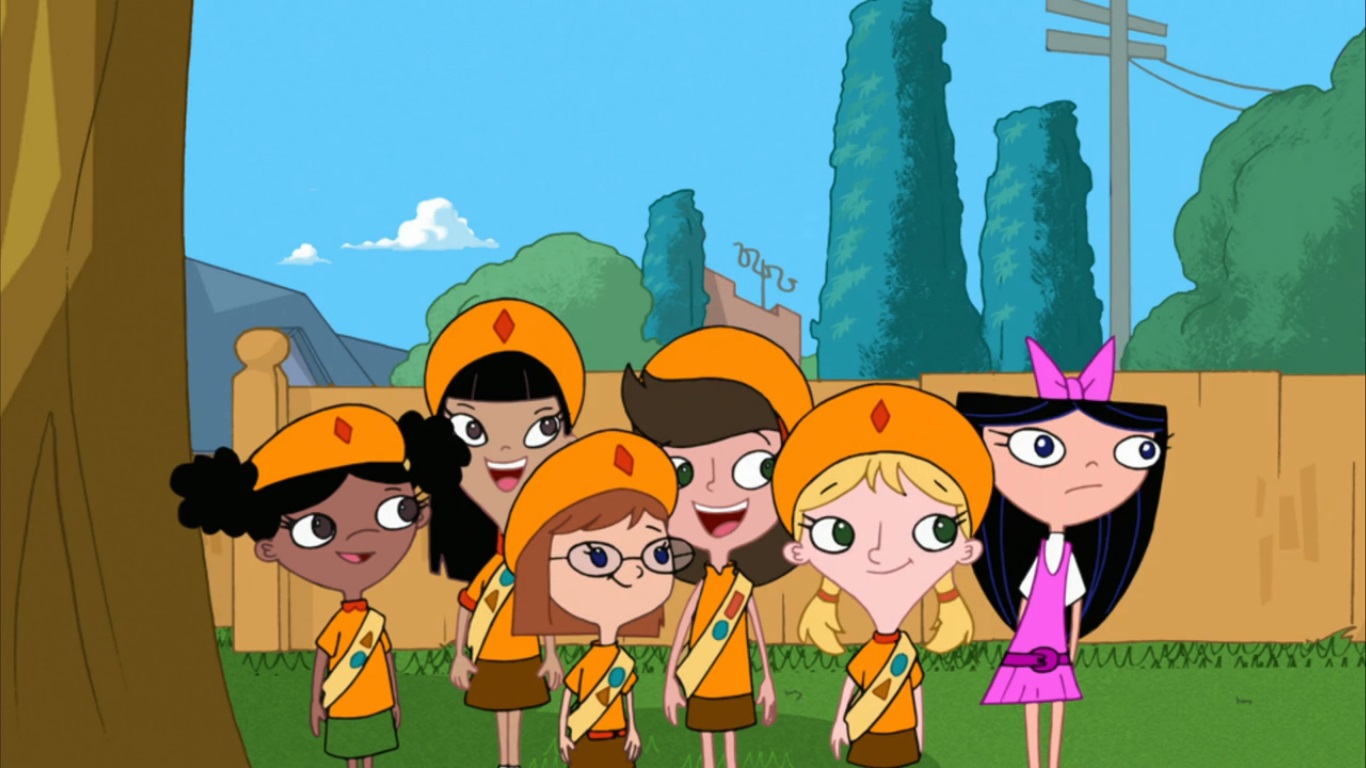 Image Fireside Girls Listening To Phineas Phineas And Ferb Wiki Fandom Powered By Wikia