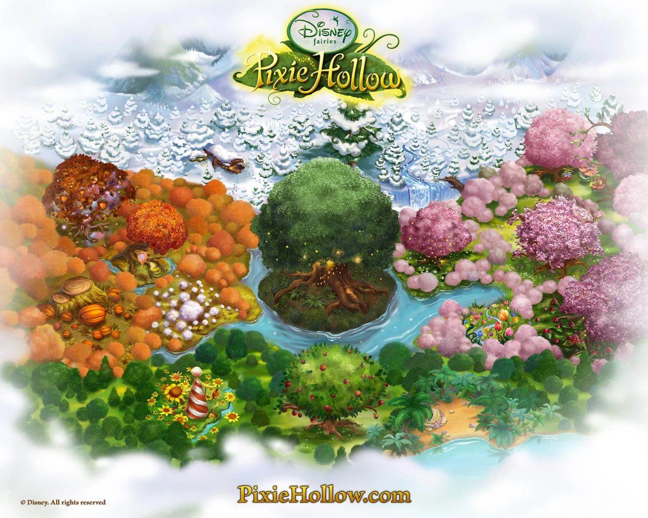 Pixie Hollow map | Pixie Hollow Wiki | FANDOM powered by Wikia