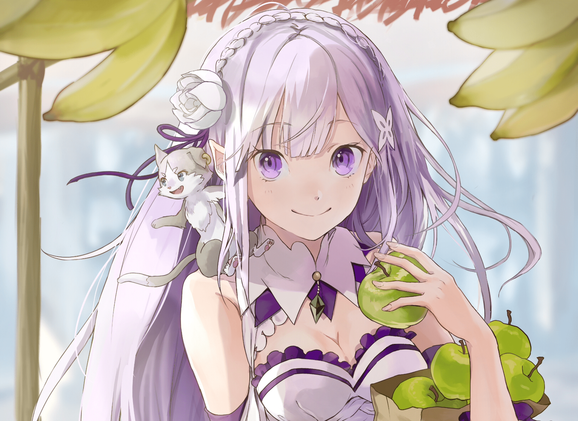 Image Emilia Puck Re Zero Kara Hajimeru Isekai Seikatsupng R2da Wikia Fandom Powered By Wikia