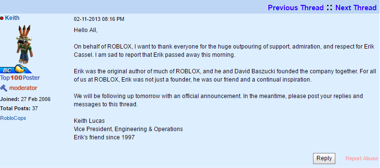 Community:Erik.cassel | ROBLOX Wikia | Fandom powered by Wikia Community:Erik.cassel | ROBLOX Wikia | Fandom powered by Wikia