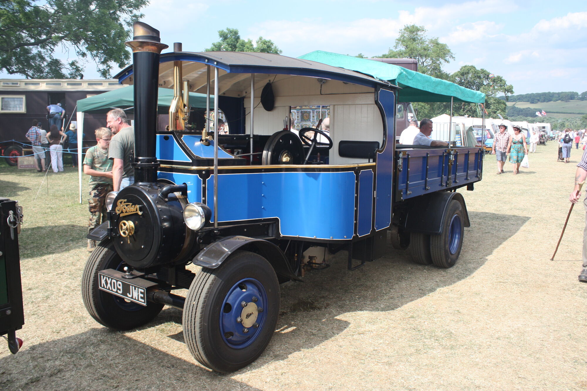 Image Foden KX 09 JWE Steam Wagon 9 Inch Scale At Hollowell 2011 image-foden-kx-09-jwe-steam-wagon-9-inch-scale-at-hollowell-2011
