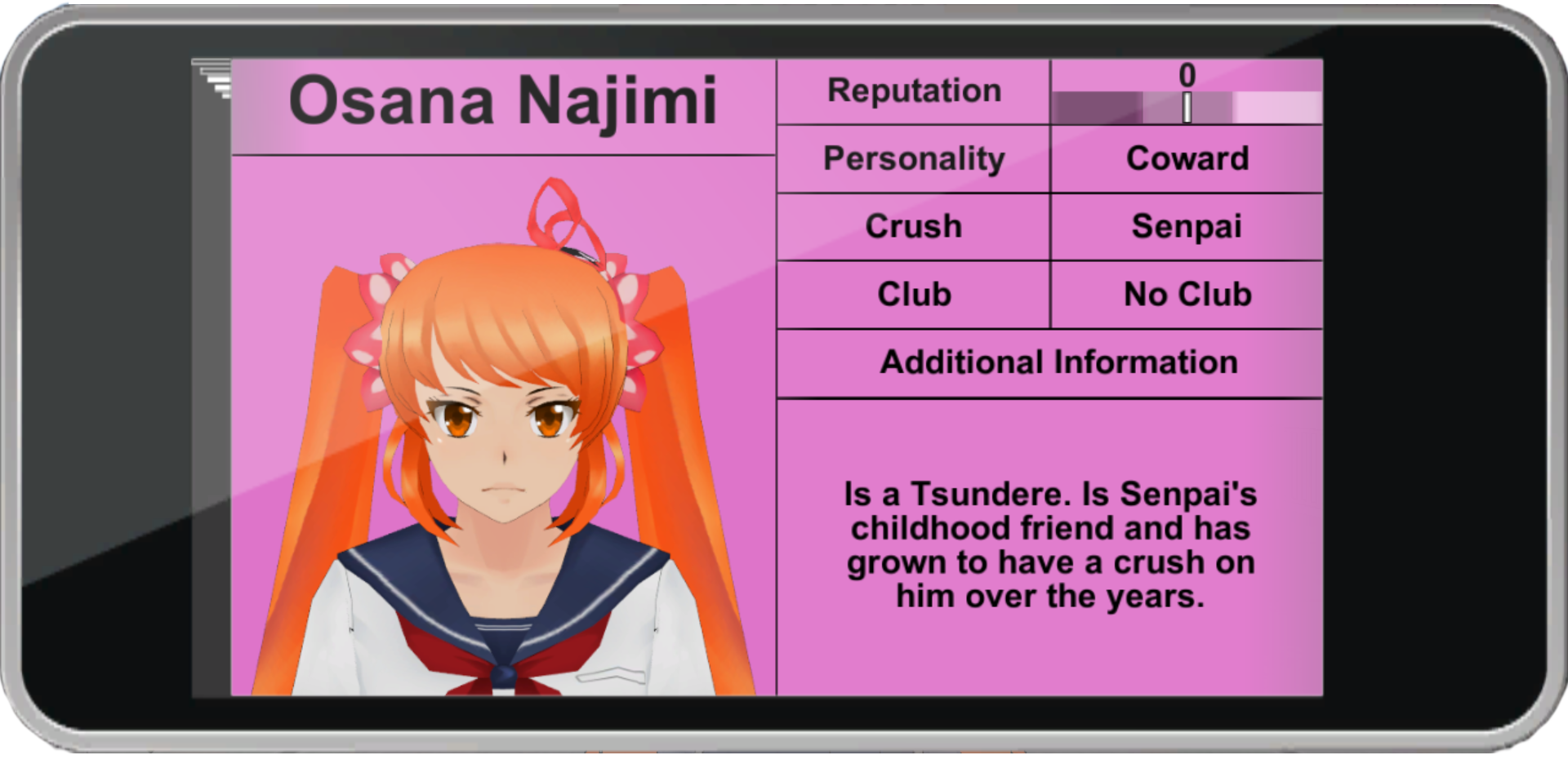 Image Osana Infopng Yandere Simulator Fanon Wikia Fandom Powered By Wikia