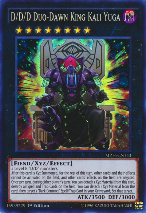 D/D/D Duo-Dawn King Kali Yuga | Yu-Gi-Oh! | FANDOM powered by Wikia