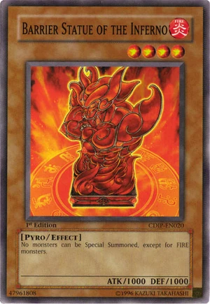 Barrier Statue of the Inferno | Yu-Gi-Oh! | Fandom powered by Wikia