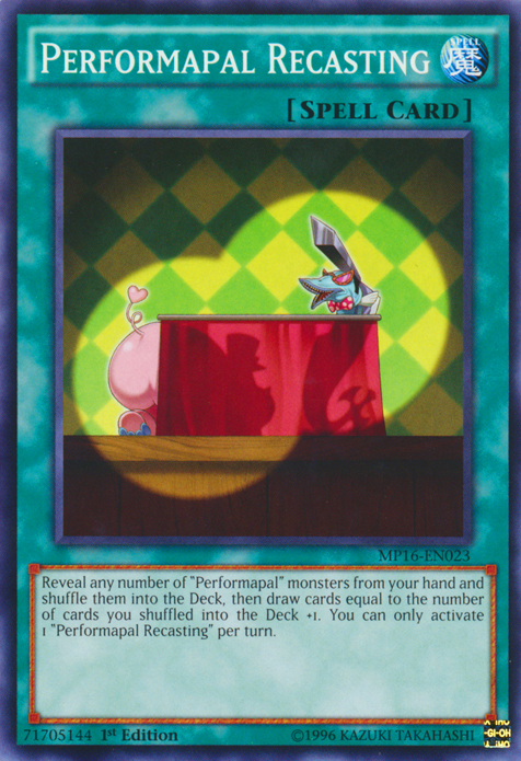 Performapal Recasting Yu Gi Oh Fandom Powered By Wikia