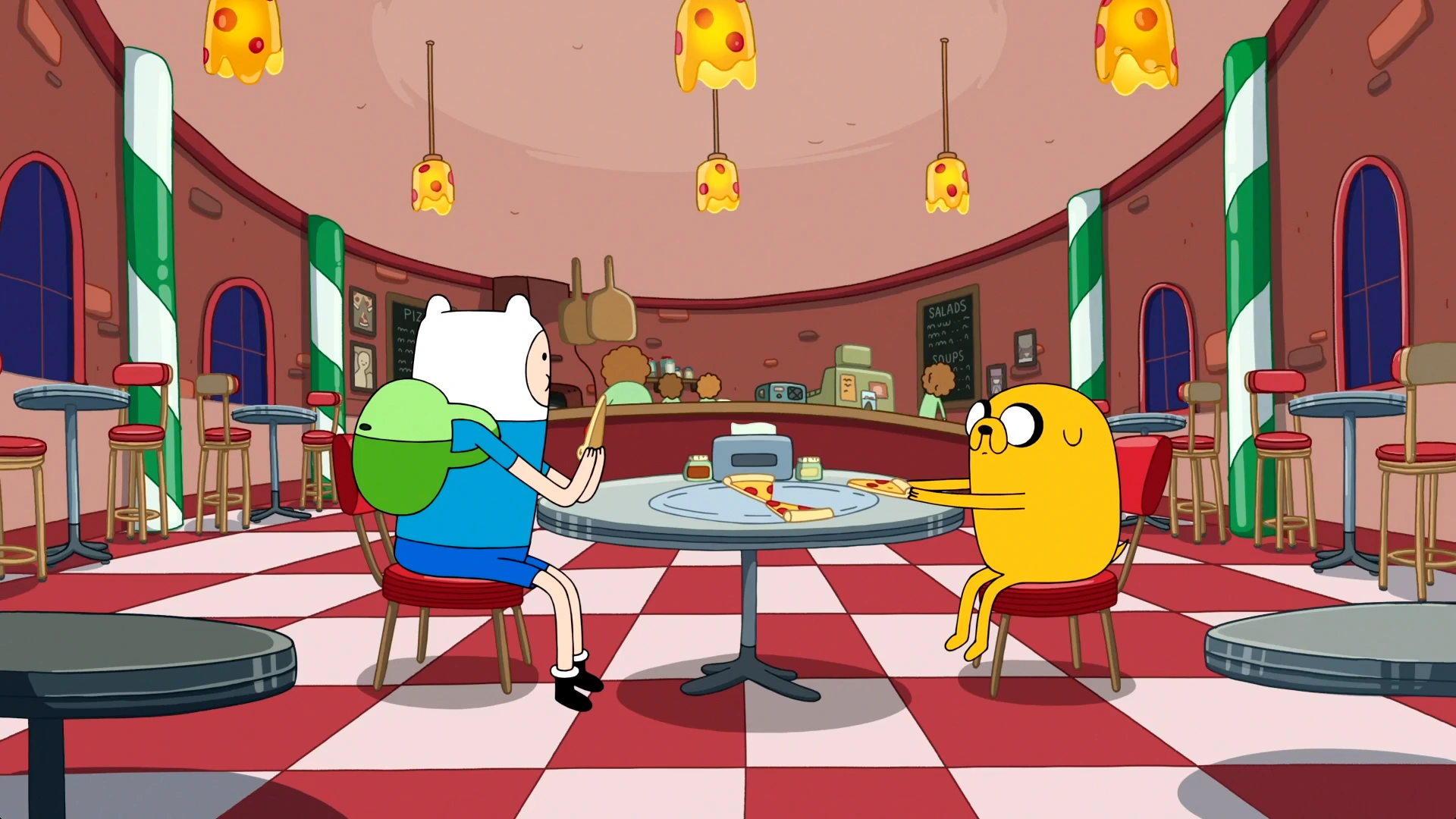 Image - S7e19 Pizza Sassy's Interior.png | Adventure Time Wiki | Fandom ...