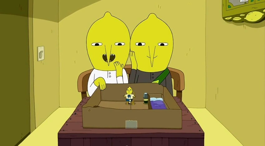 Image - S5 e24 Lemongrab and Lemongrab 2 watching Lemon-Sweets.PNG ...