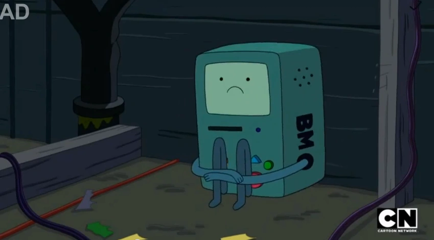 Image - S5 e20 BMO scared.PNG | Adventure Time Wiki | FANDOM powered by ...