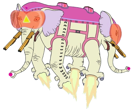 Ancient Psychic Tandem War Elephant | Adventure Time Wiki | FANDOM ...