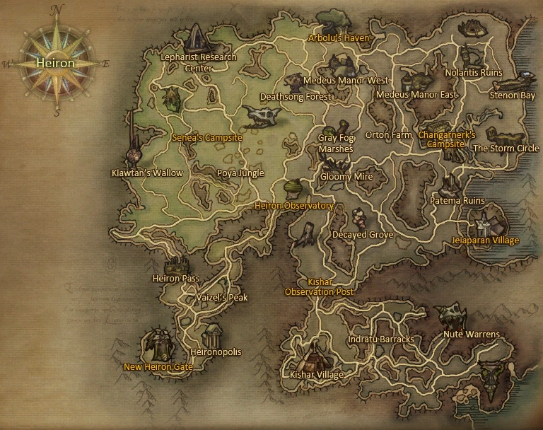 Image - Heiron map.png | Aion Wiki | Fandom powered by Wikia