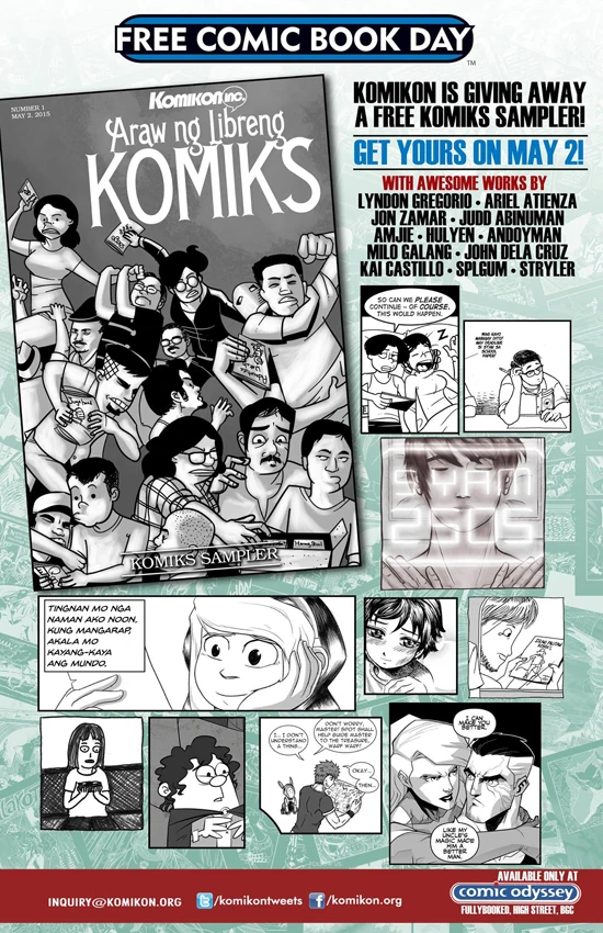 Komikon: Free Comic Book Day Komiks Sampler (2015) | Alphario: The ...
