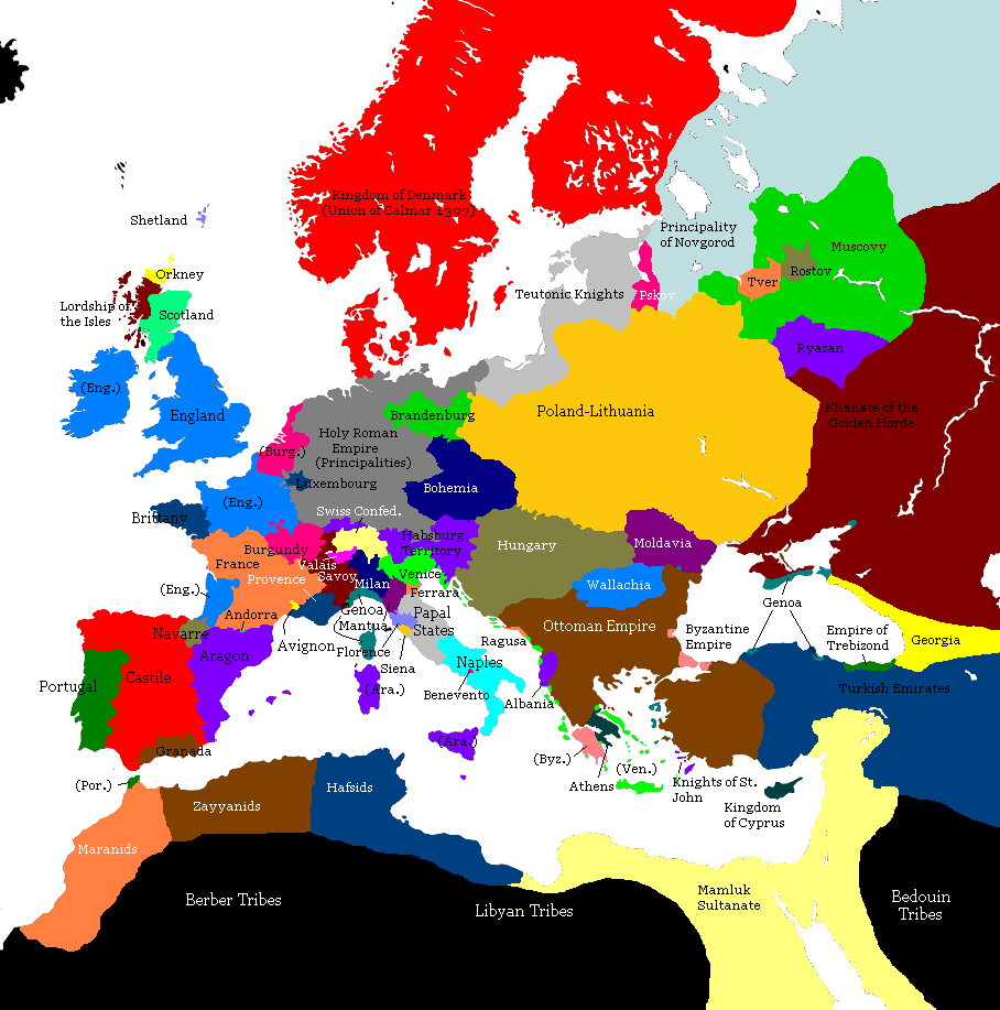 Europe 1430, 1430-1460 (Map Game) | Alternative History | FANDOM ...