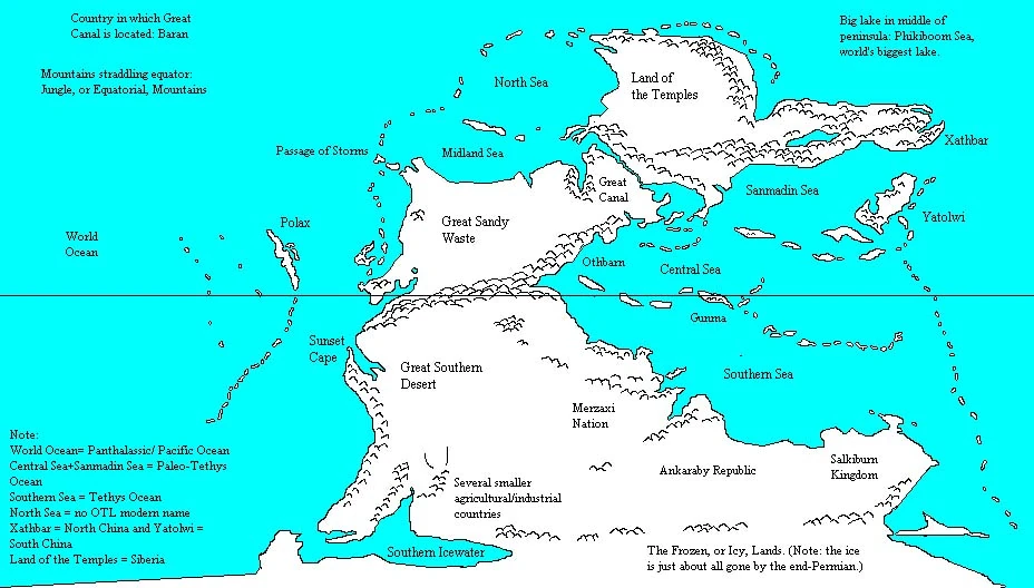 Permian Period Map Exploring The Ancient Southwest