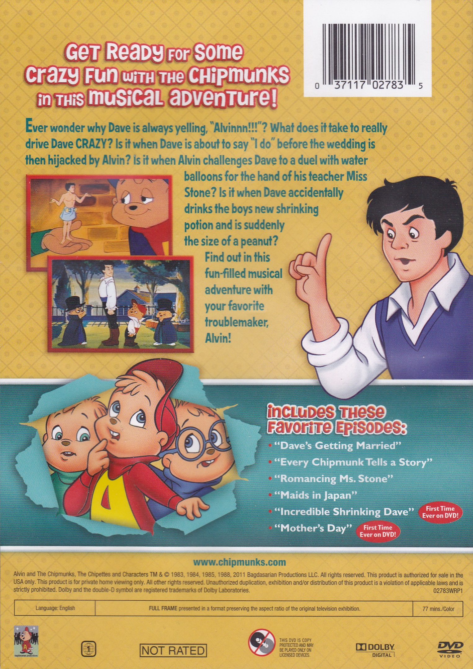 Driving Dave Crazy Dvd Alvin And The Chipmunks Wiki Fandom