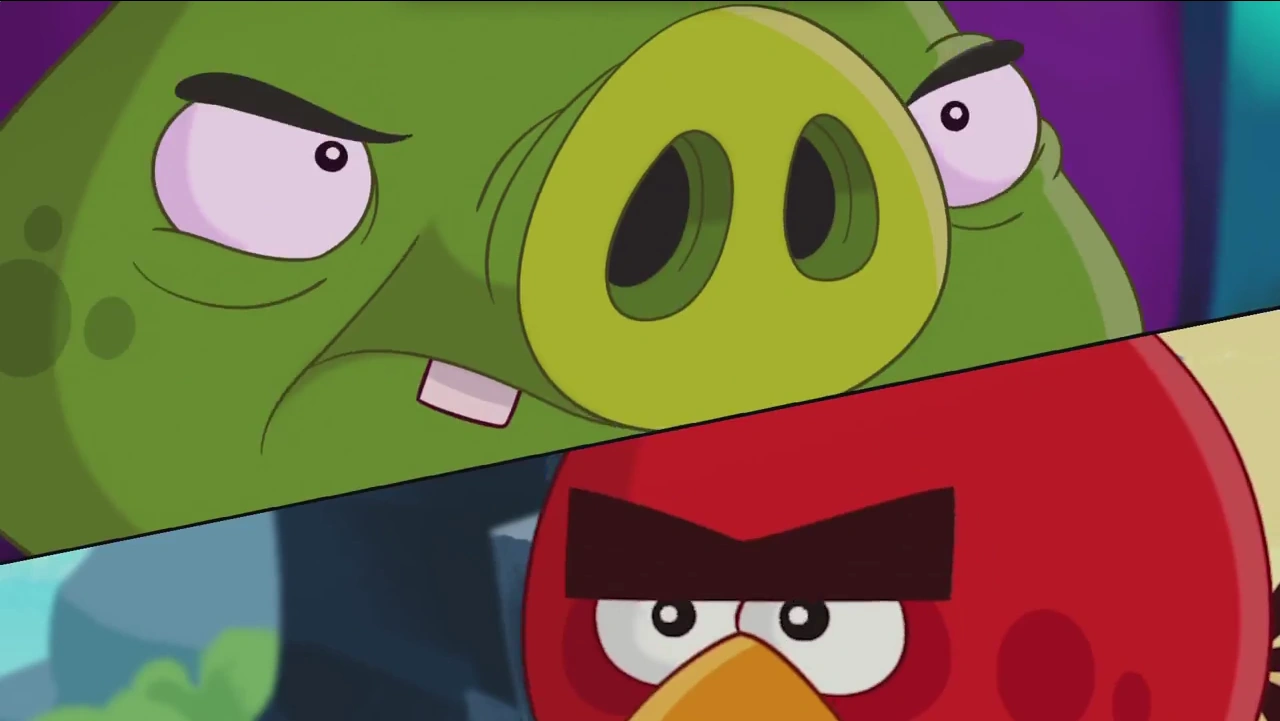 Image - ABTOONSS2 RED VS KING PIG.png | Angry Birds Wiki | FANDOM ...