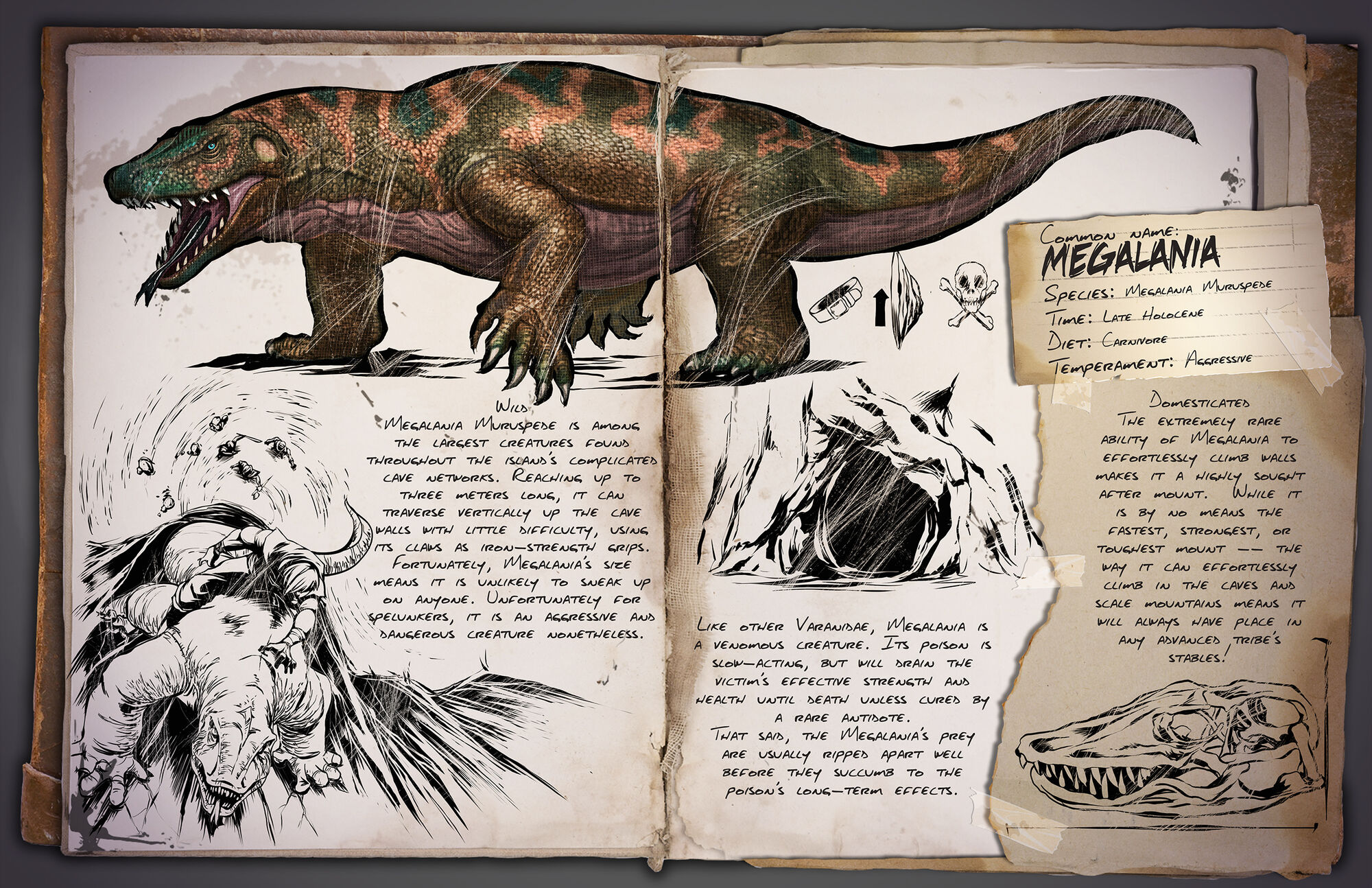 Megalania Ark Survival Evolved Wiki Fandom Powered By Wikia