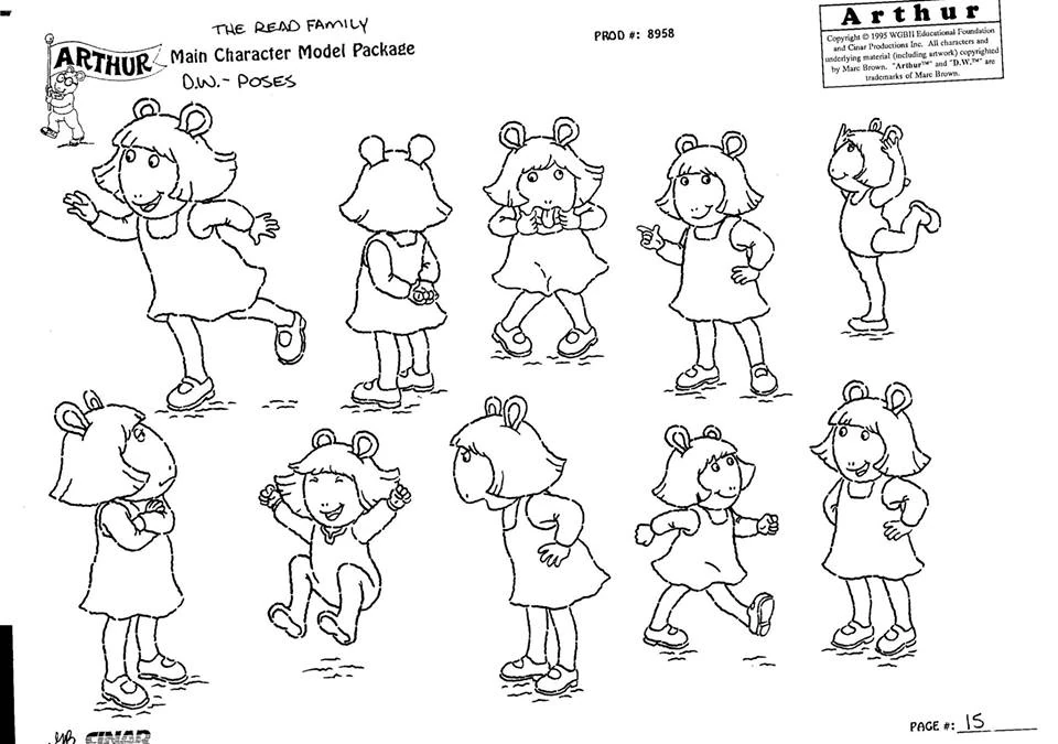 Image - D.W. Modelsheet.JPG | Arthur Wiki | Fandom powered by Wikia