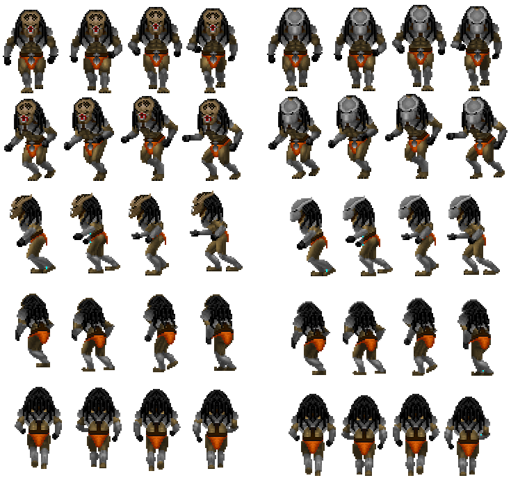Aliens infestation sprites - hromecono