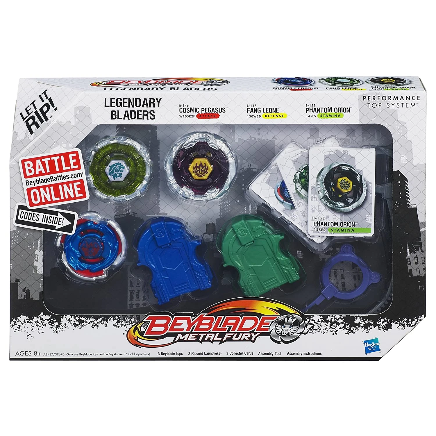 Beyblade Metal Fury Legendary Bladers Www.ToysOnFire.ca