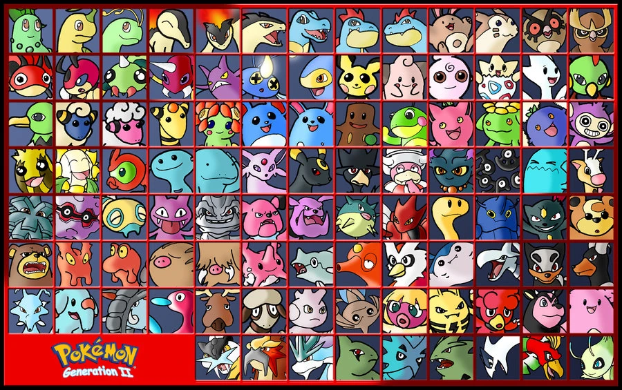 Image - Gen II Pokemon.jpg | Board 8 Wiki | Fandom powered by Wikia