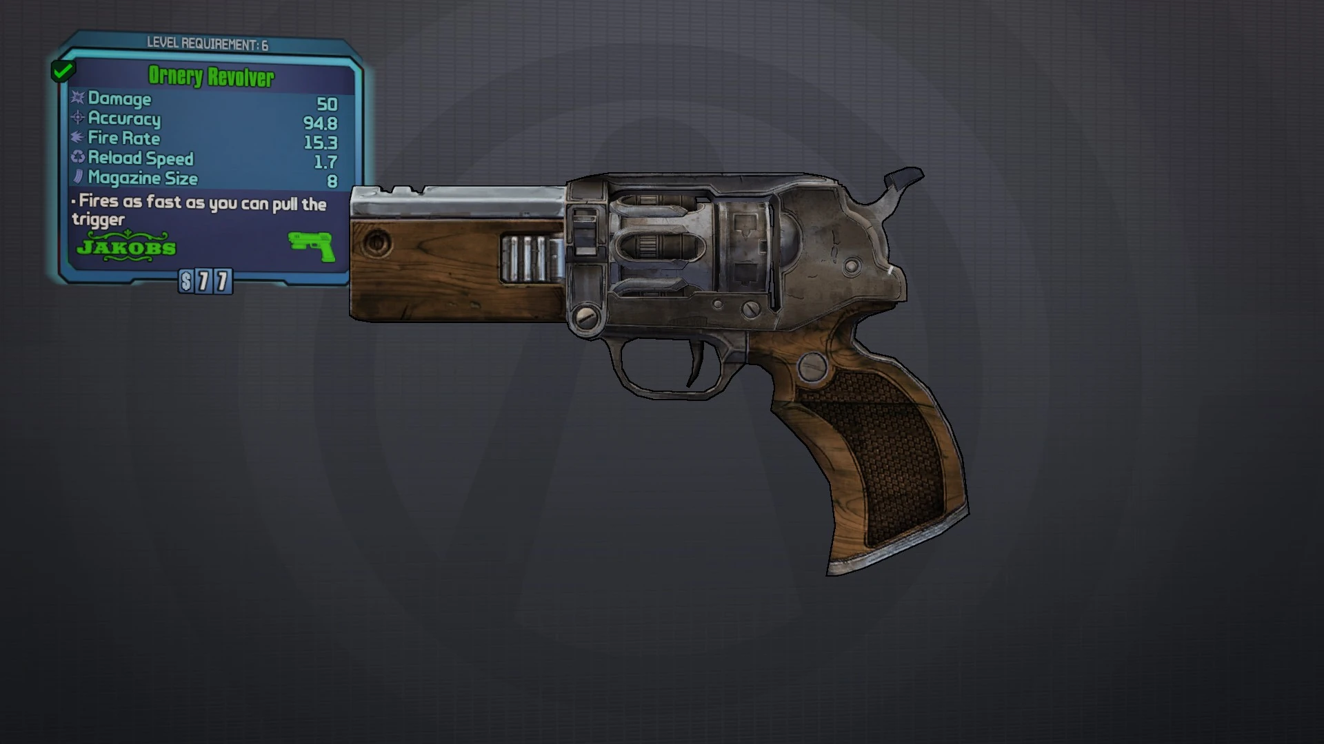 Image - L6 Ornery Revolver.jpg | Borderlands Wiki | FANDOM powered by Wikia