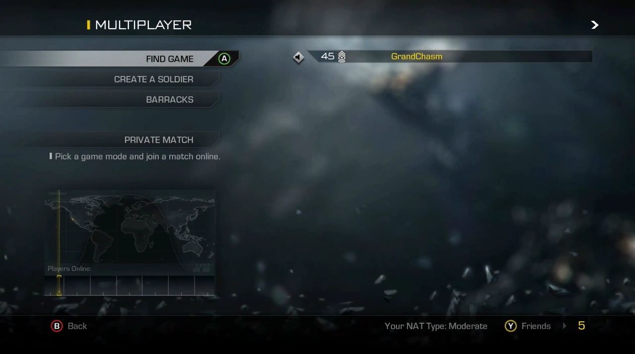 Image - Multiplayer menu CODG.png | Call of Duty Wiki | FANDOM powered ...