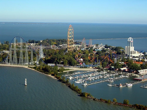 Image - Cedar Point Aerial View.jpg | Cedar Point Amusement Park Wiki ...