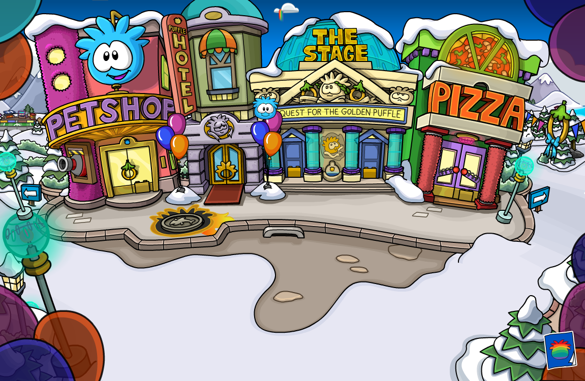Image Plaza With Cloud Forest Custom Gnpng Club Penguin Wiki