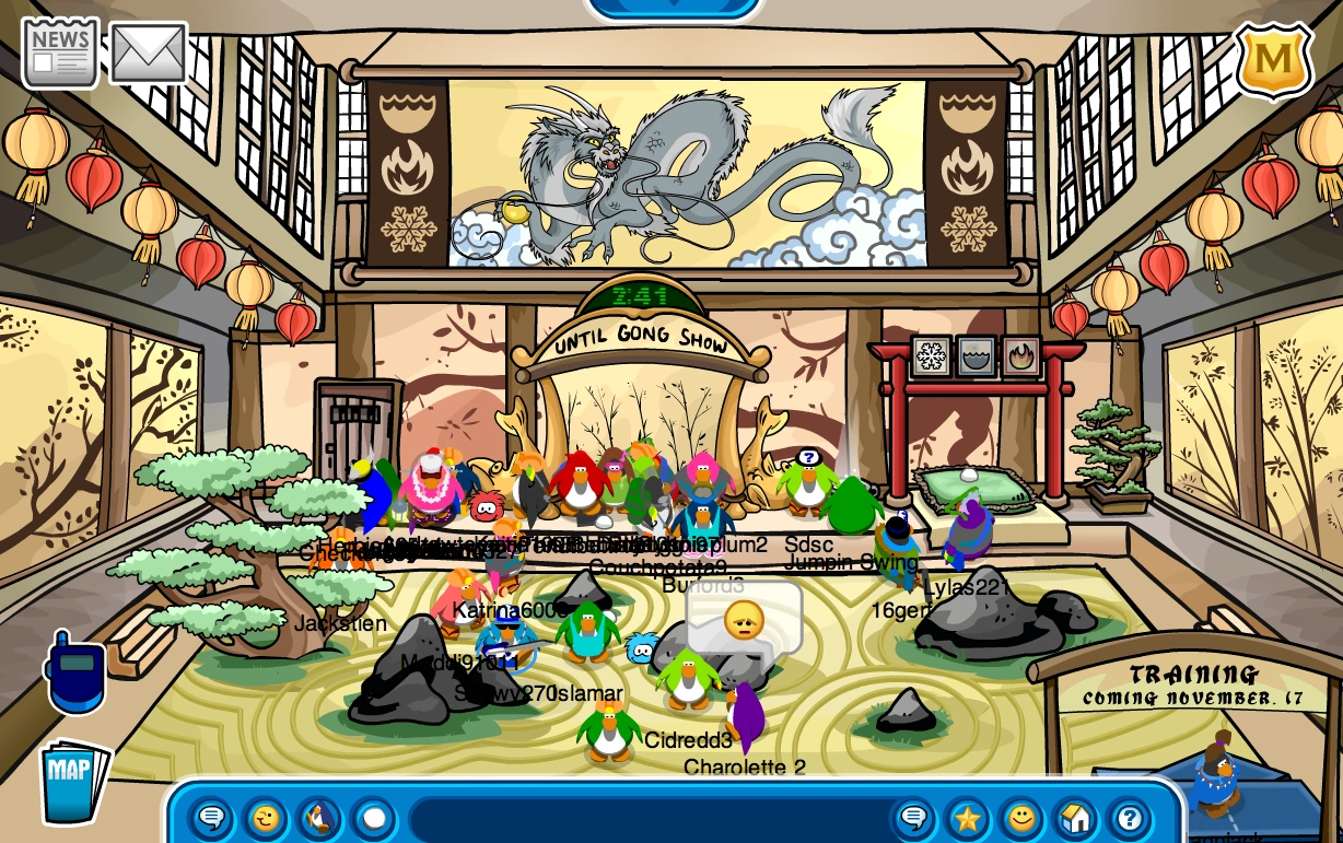 Image - Dojo Preparing for Card-Jitsu.png | Club Penguin Wiki | Fandom ...