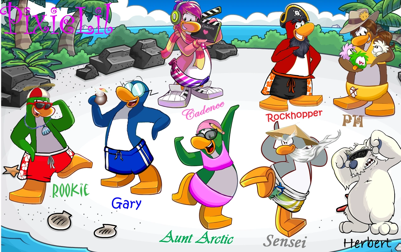 Club penguin island characters - sapjeradio