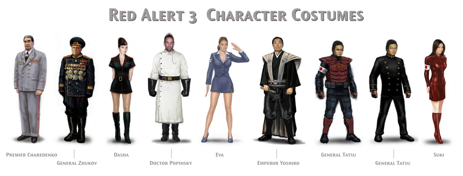 Image - RA3 Character Costume Concept Art.jpg | Command and Conquer ...