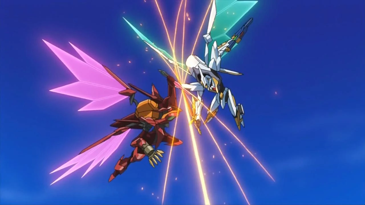 Image - Lancelot Albion Vs. Guren Flight SEITEN.JPG | Code Geass Wiki ...
