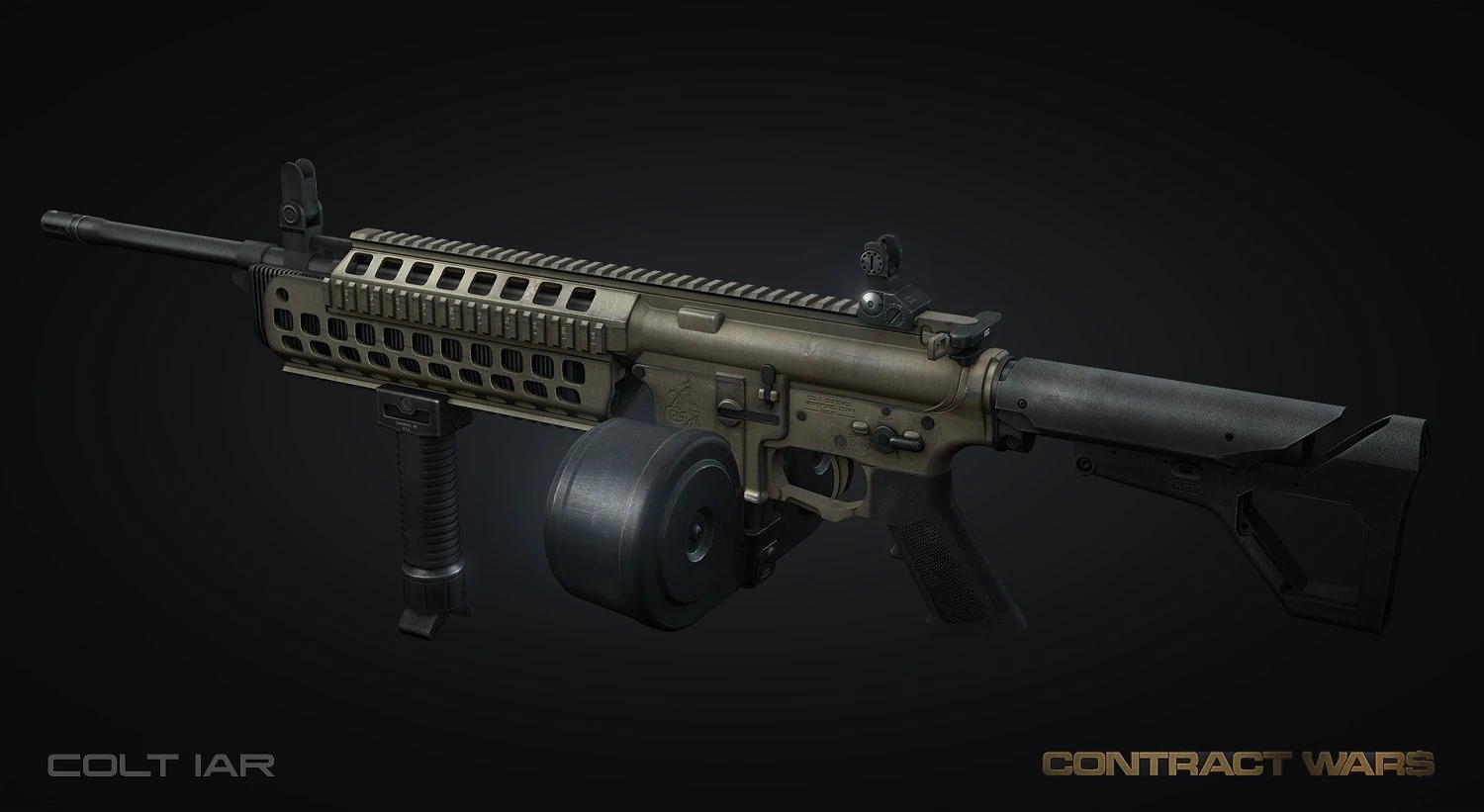 Лёгкий пулемёт Colt IAR | Contract Wars Wiki | FANDOM powered by Wikia