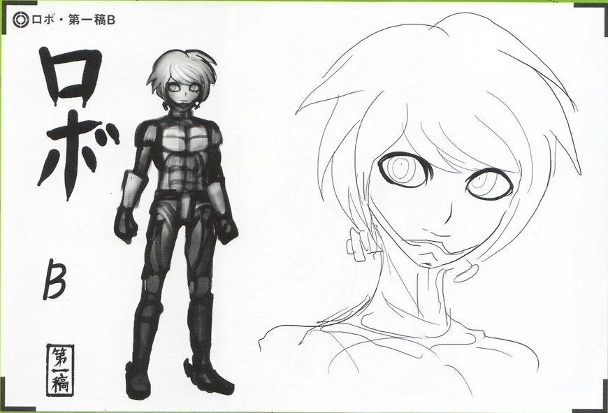Image - Art Book Scan Danganronpa V3 Character Designs Betas Keebo K1 ...