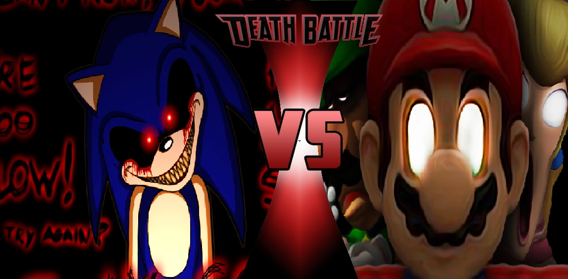 Image - Sonic exe vs mario exe.png | DEATH BATTLE Wiki | FANDOM powered ...